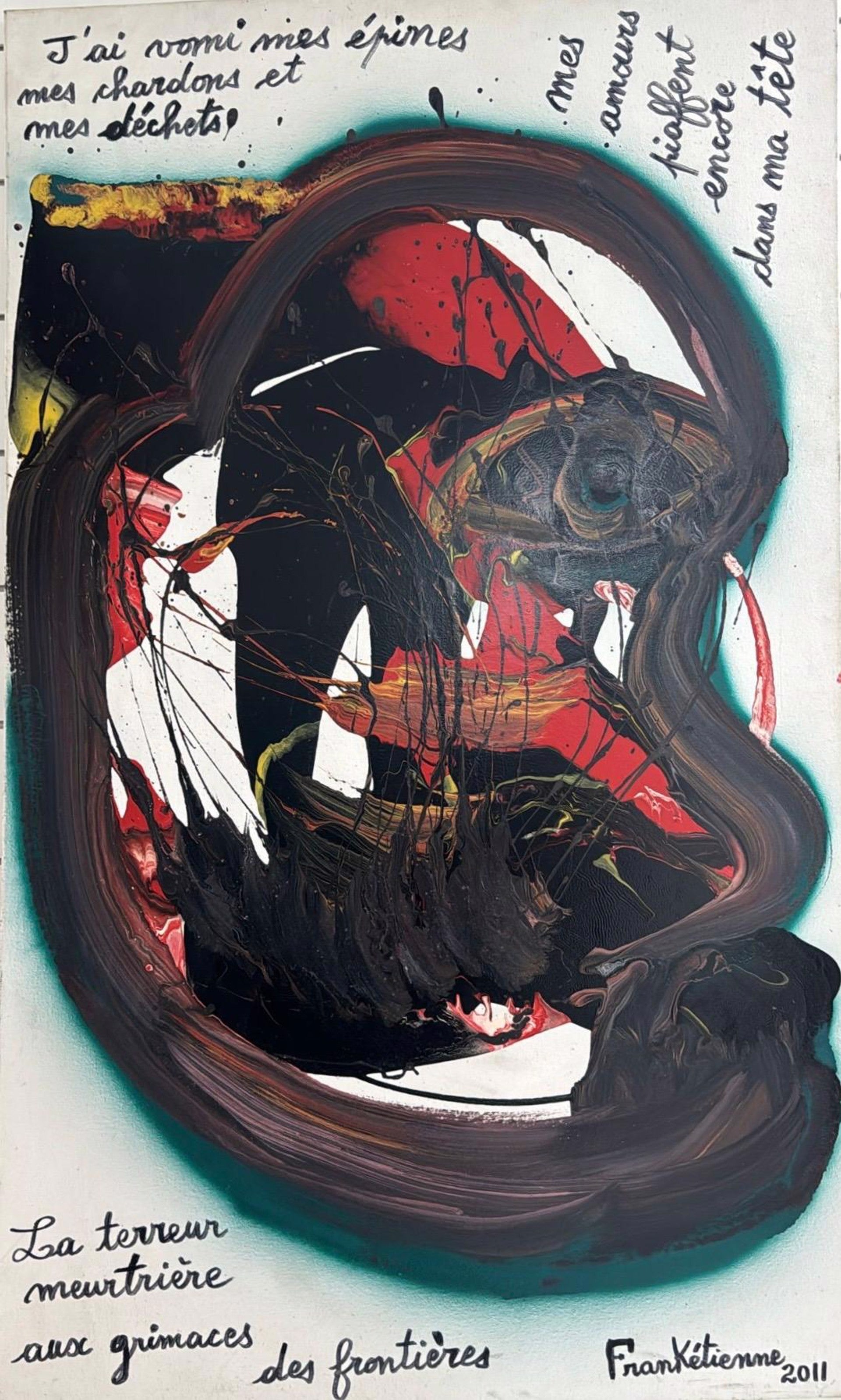 Franck Etienne- Franketienne (Haitian, b.1936) – tagged "Franck ...