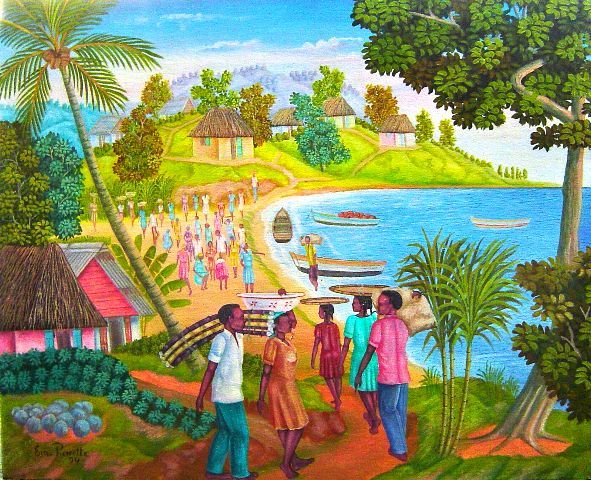 Emmanuel Pierrette (Haitian, B.1960) – Myriam Nader Haitian Art Gallery