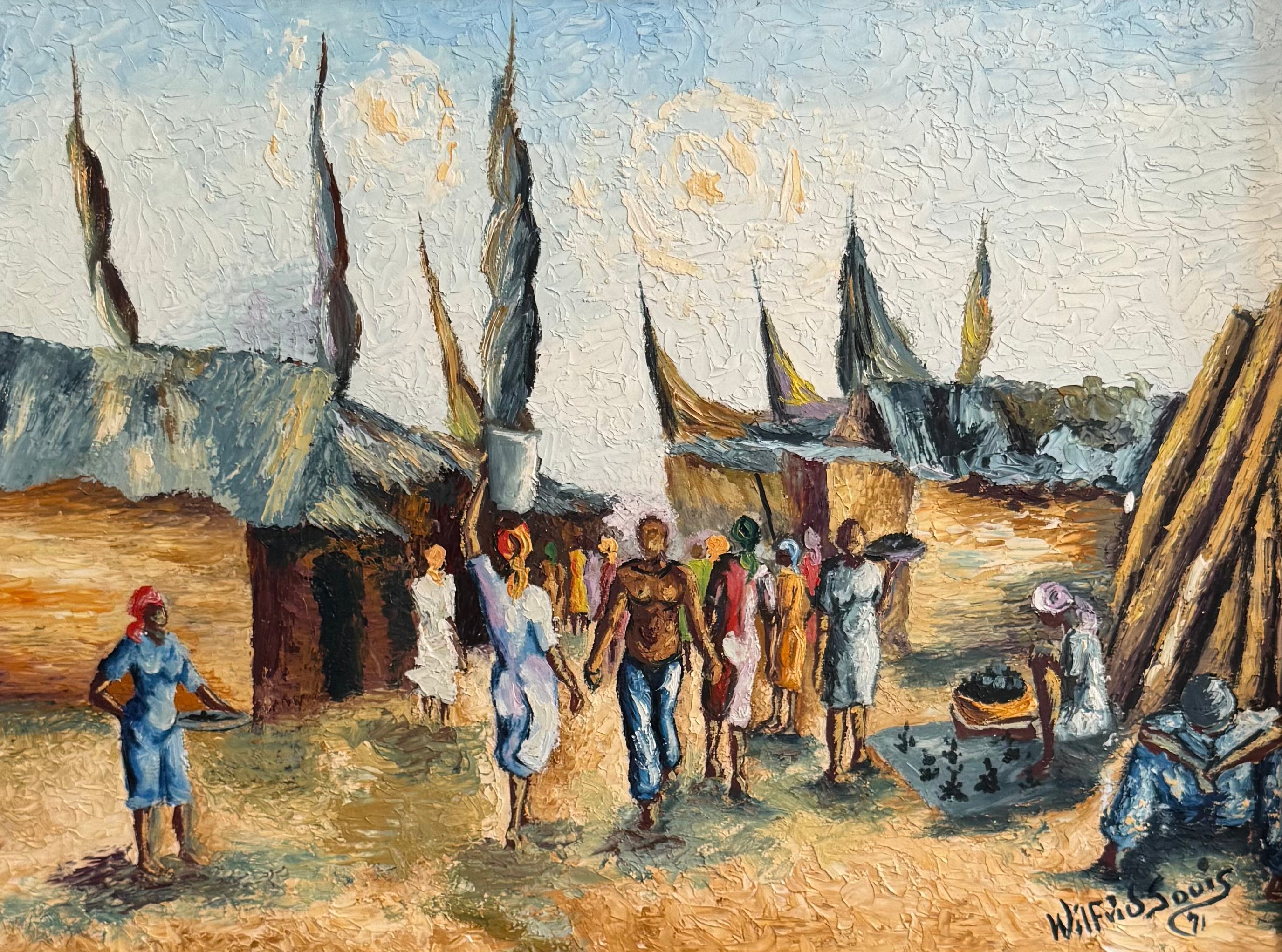 Wilfrid Louis (haitian, b.1943) – Myriam Nader Haitian Art Gallery