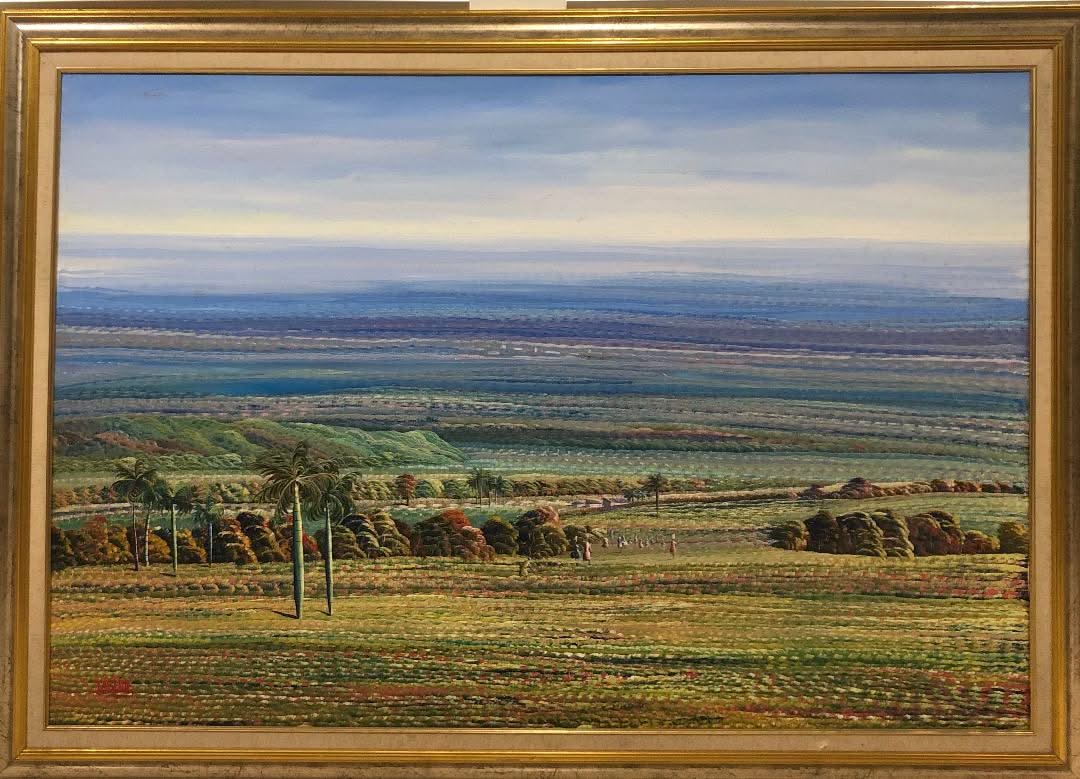 Jean Adrien Seide 40"x59" Landscape Acrylic on Canvas Painting#2FC ...